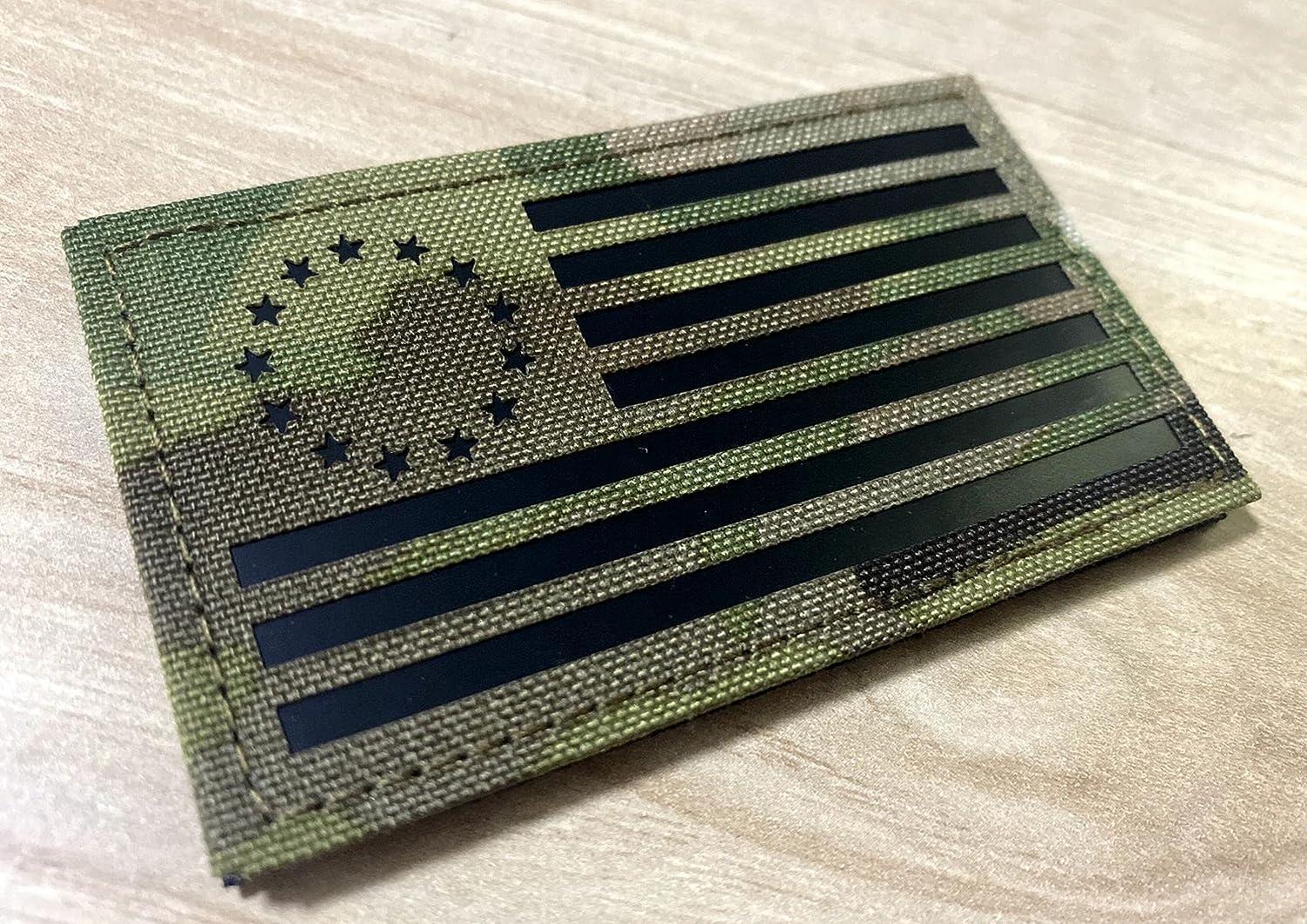 2x3.5 Infrared IR Betsy Ross USA American Flag Patch - Multicam ...