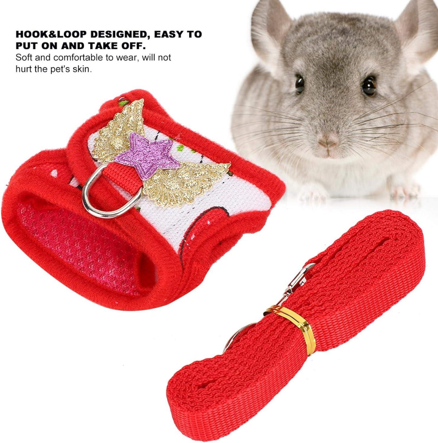 Fdit Small Animals Harness and Leash Set Soft Harness with Lead for ...