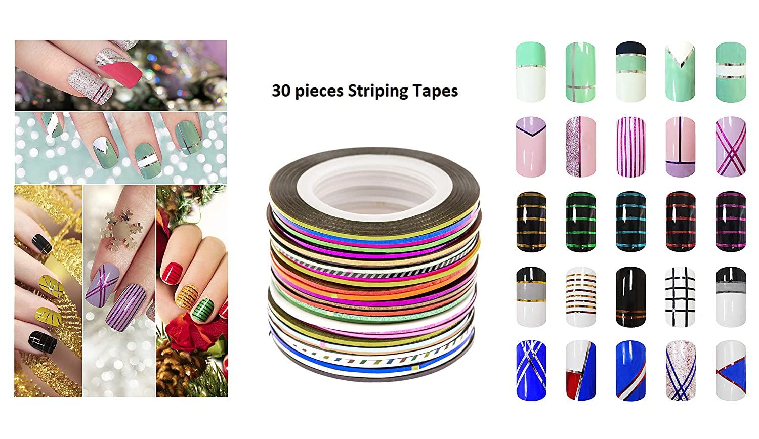 Beaute Galleria Bundle 50 Pieces Nail Art Tool Kit with Pouch - 5 ...