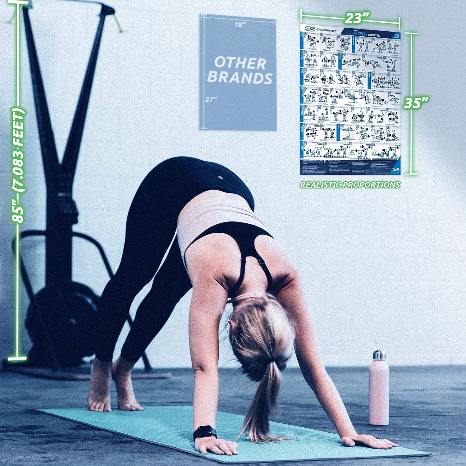 barbell workout poster