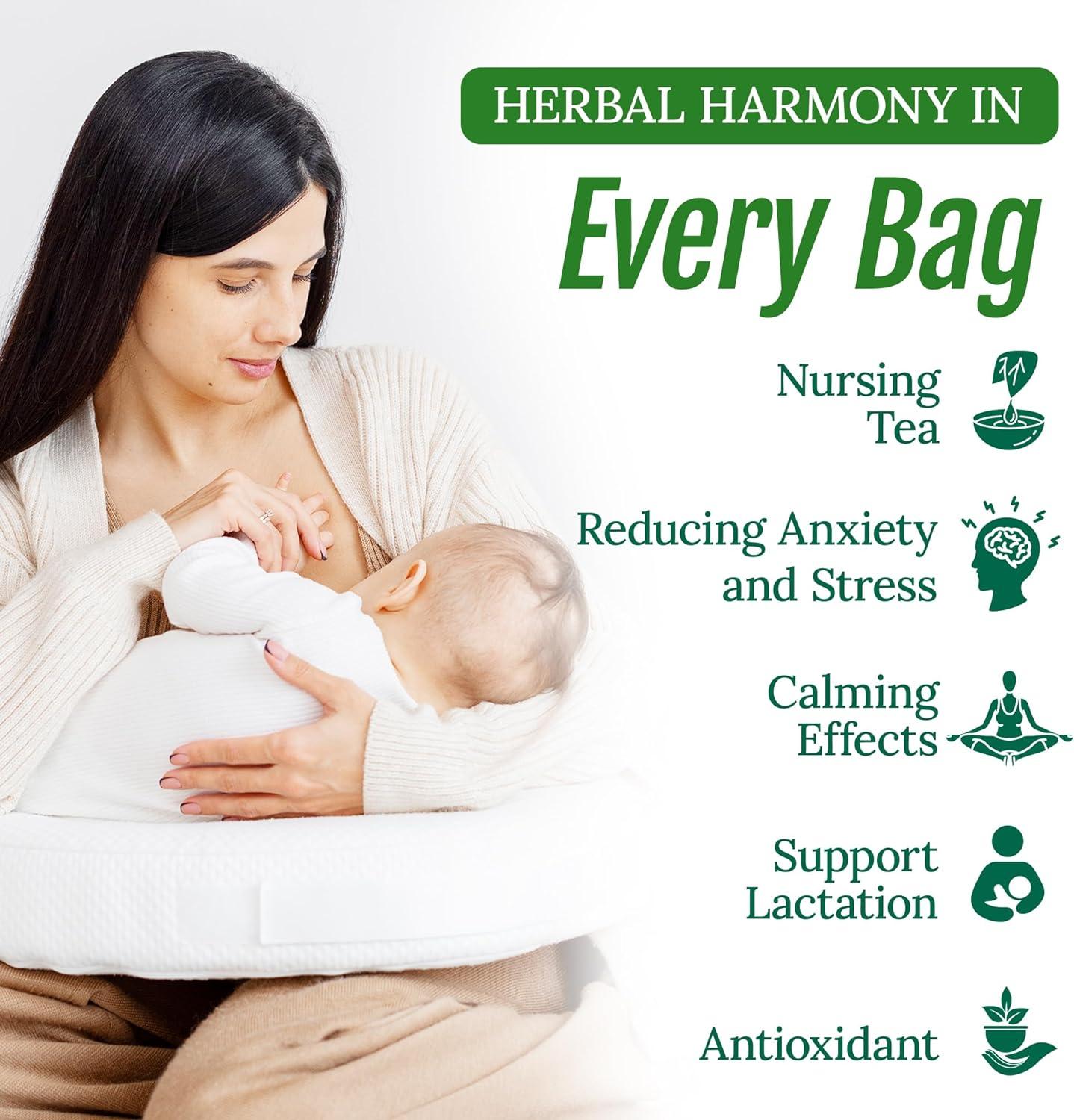 KUKER Lactation Tea Nursing Tea Breastfeeding Tea For Lactation ...