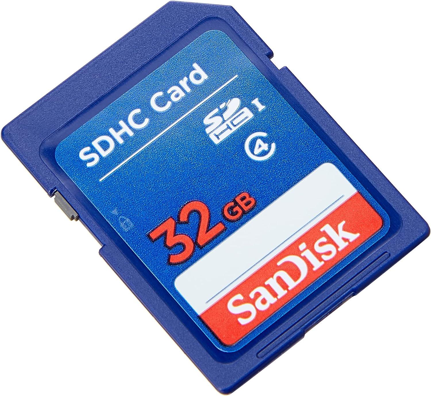 SanDisk 32GB SDHC Flash Memory Card (SDSDB-032G-B35) - Standard ...