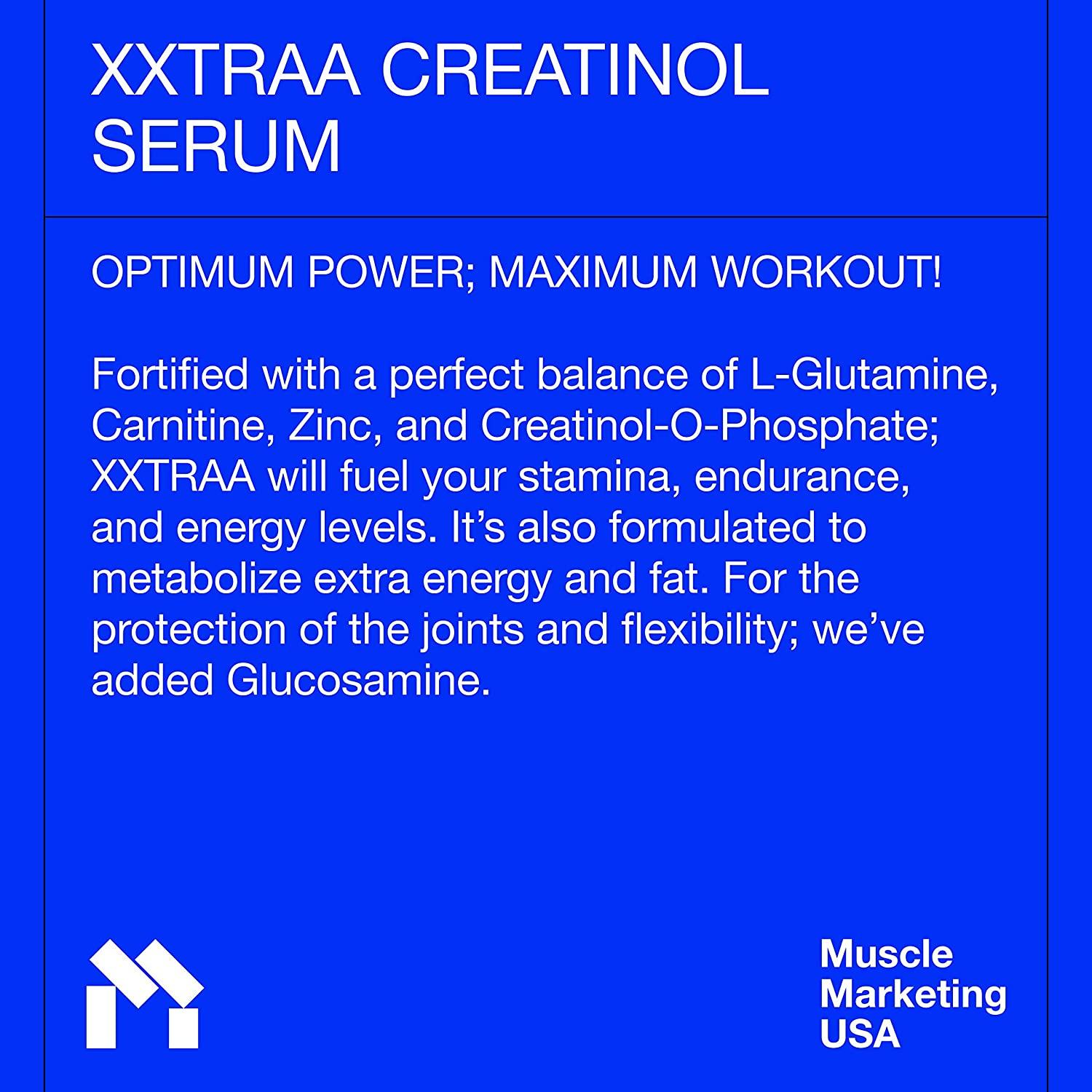 MMUSA XXTRAA Muscle Builder Creatine Serum - Boost ATP Levels & Fuel ...