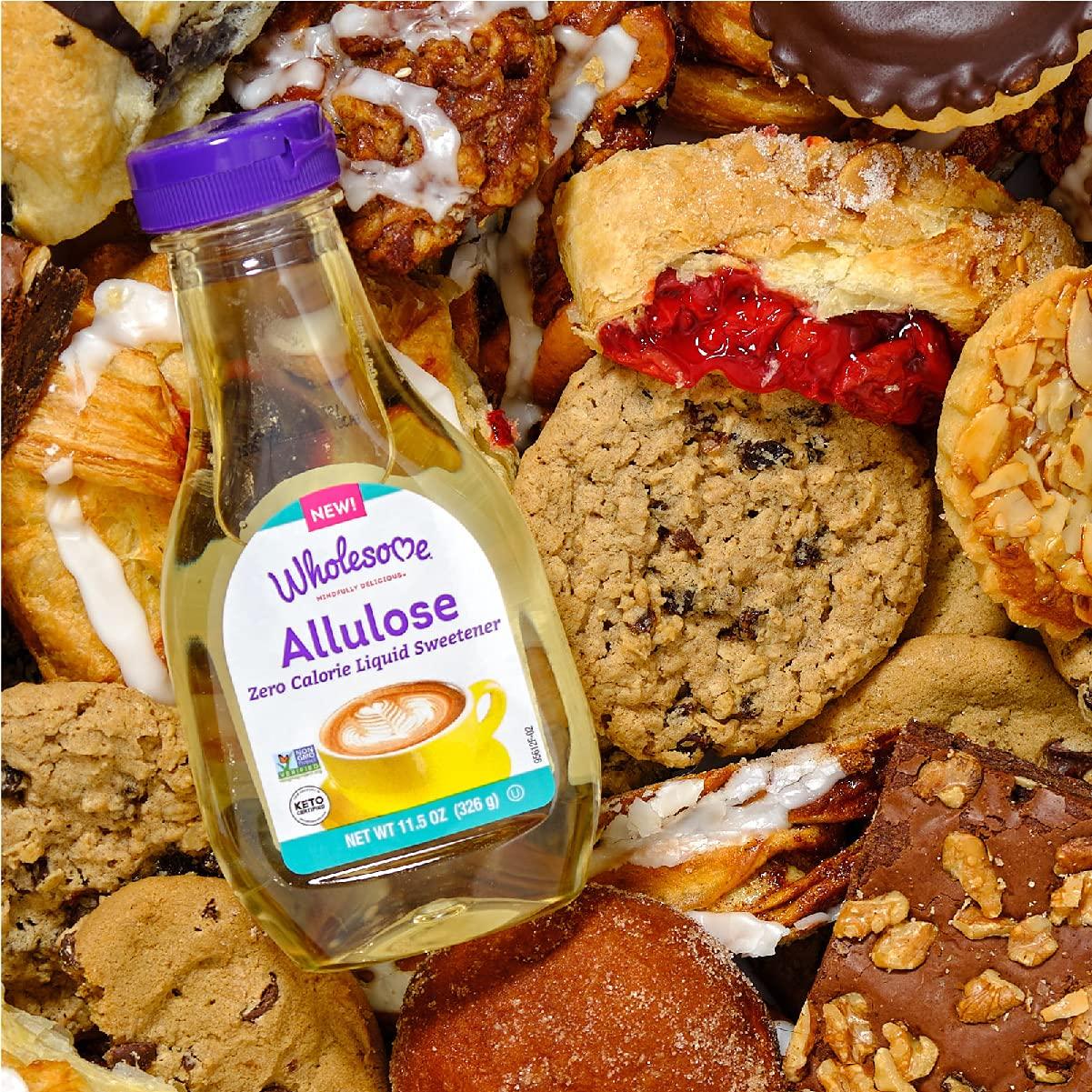 Wholesome Sweeteners Allulose Syrup - Zero Calorie, Keto-Friendly ...