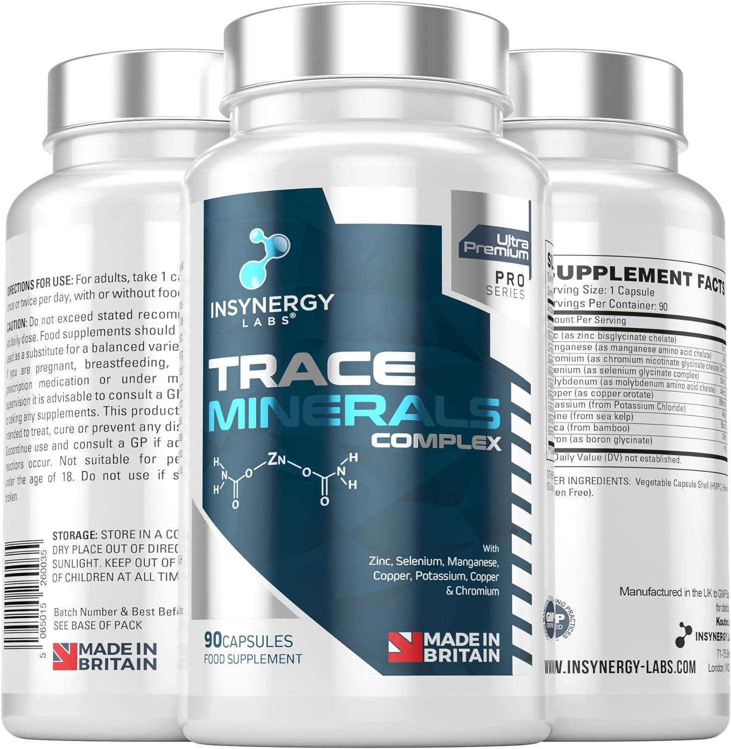 Ultra Premium Trace Minerals Complex - 90 Multimineral Tablets with ...