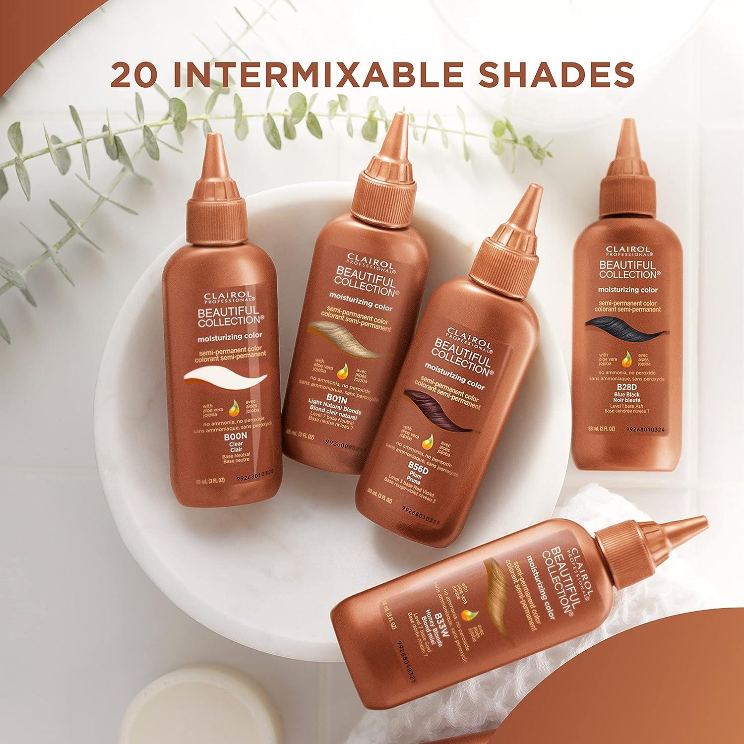 Clairol Professional Beautiful Collection Semi-Permanent Hair Color 1N ...