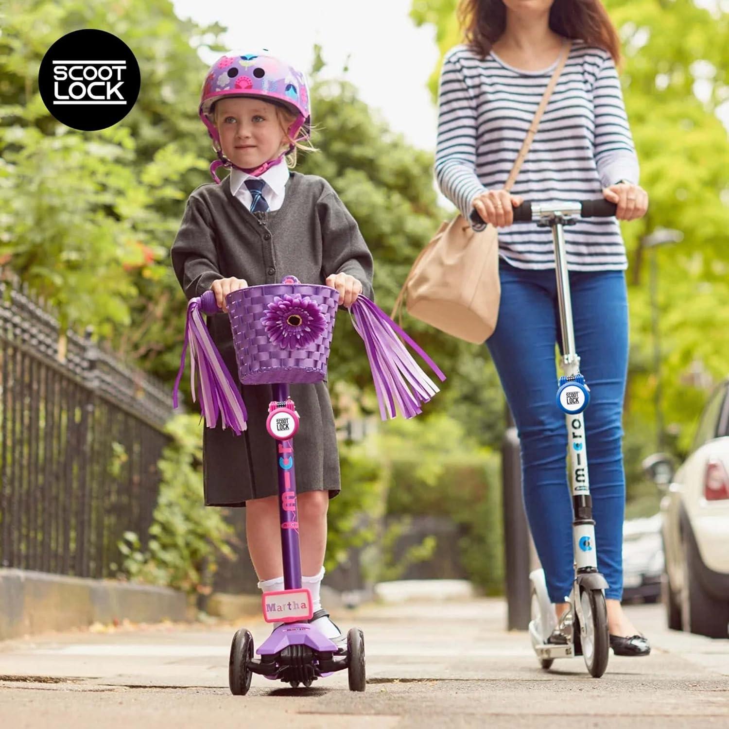 Scoot Lock | Sustainable Combination Roller & Bicycle Lock for Kids ...