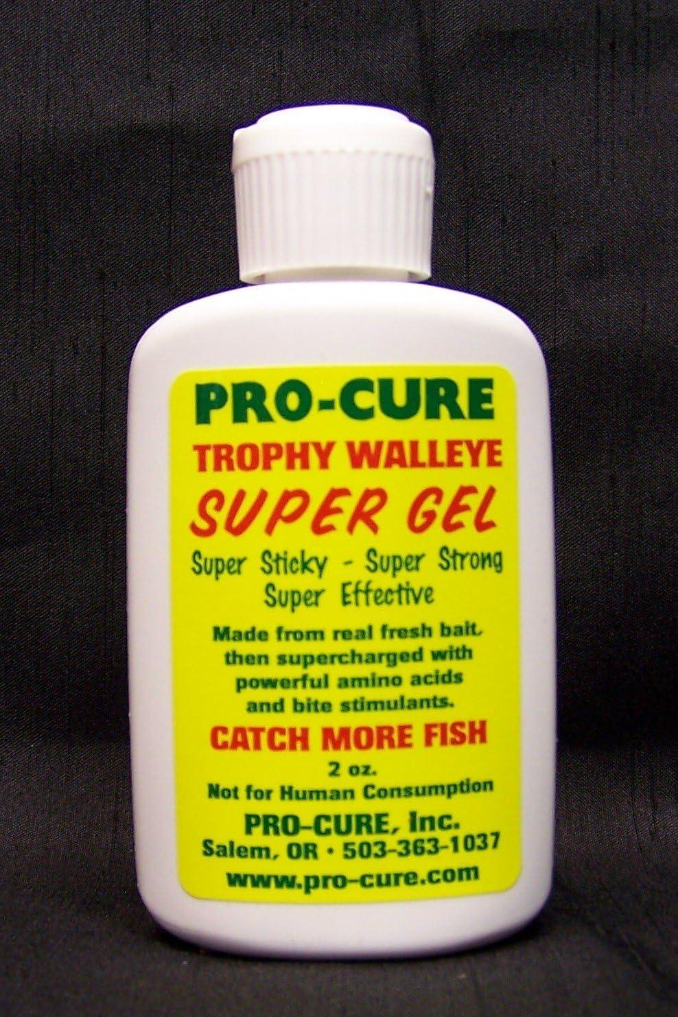 Pro-Cure Trophy Walleye Super Gel - 2oz | Premium Scent Attractant for ...