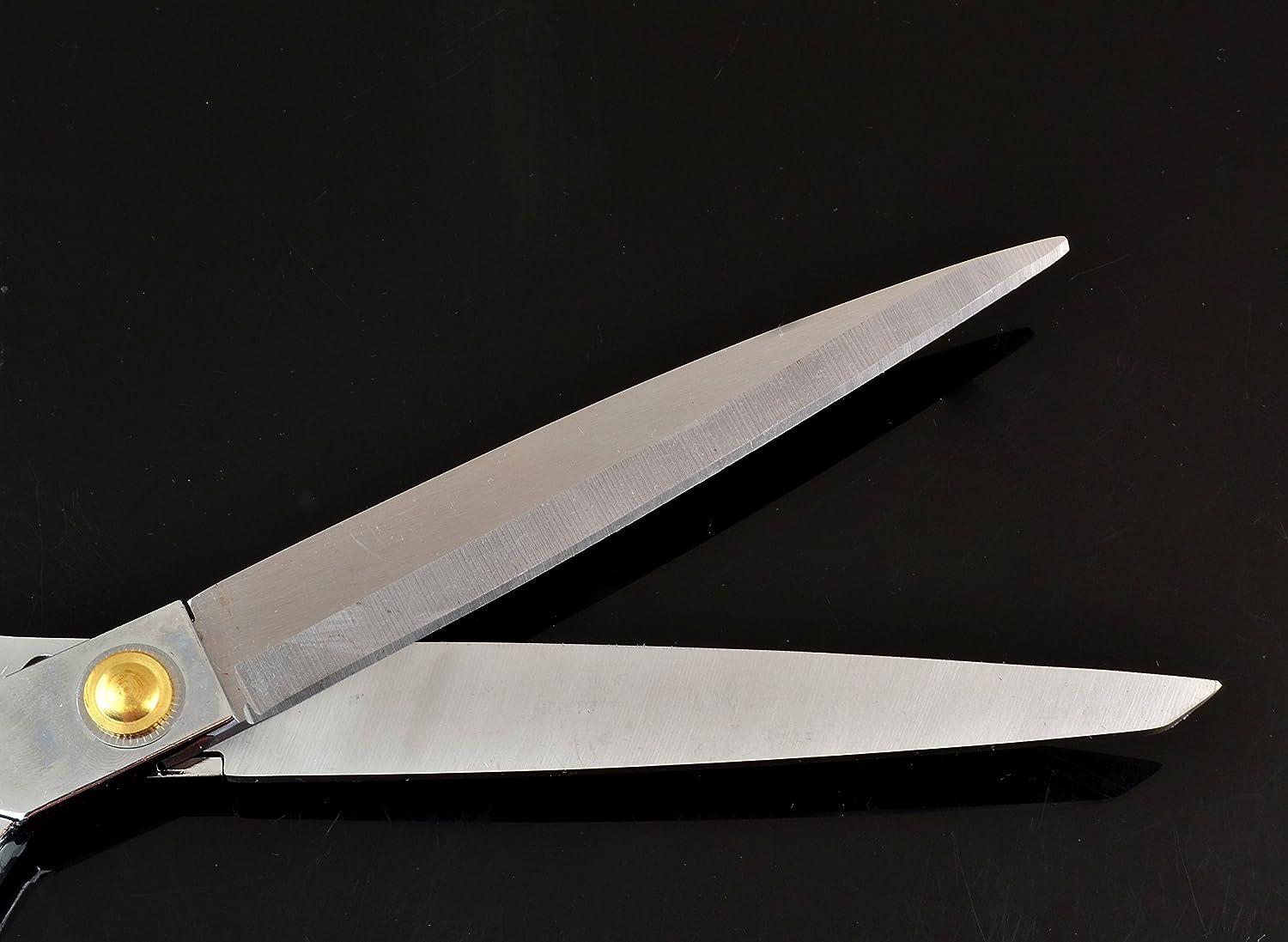 eZthings Heavy Duty 10.5 Inch Scissors for Fabric, Leather, and Raw ...