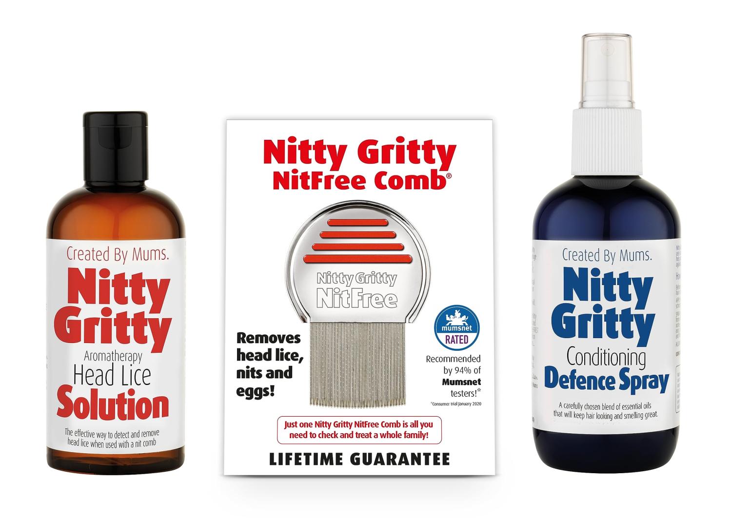 Nitty Gritty Complete Nit Kit - Say Goodbye to Head Lice Today! | Buy ...