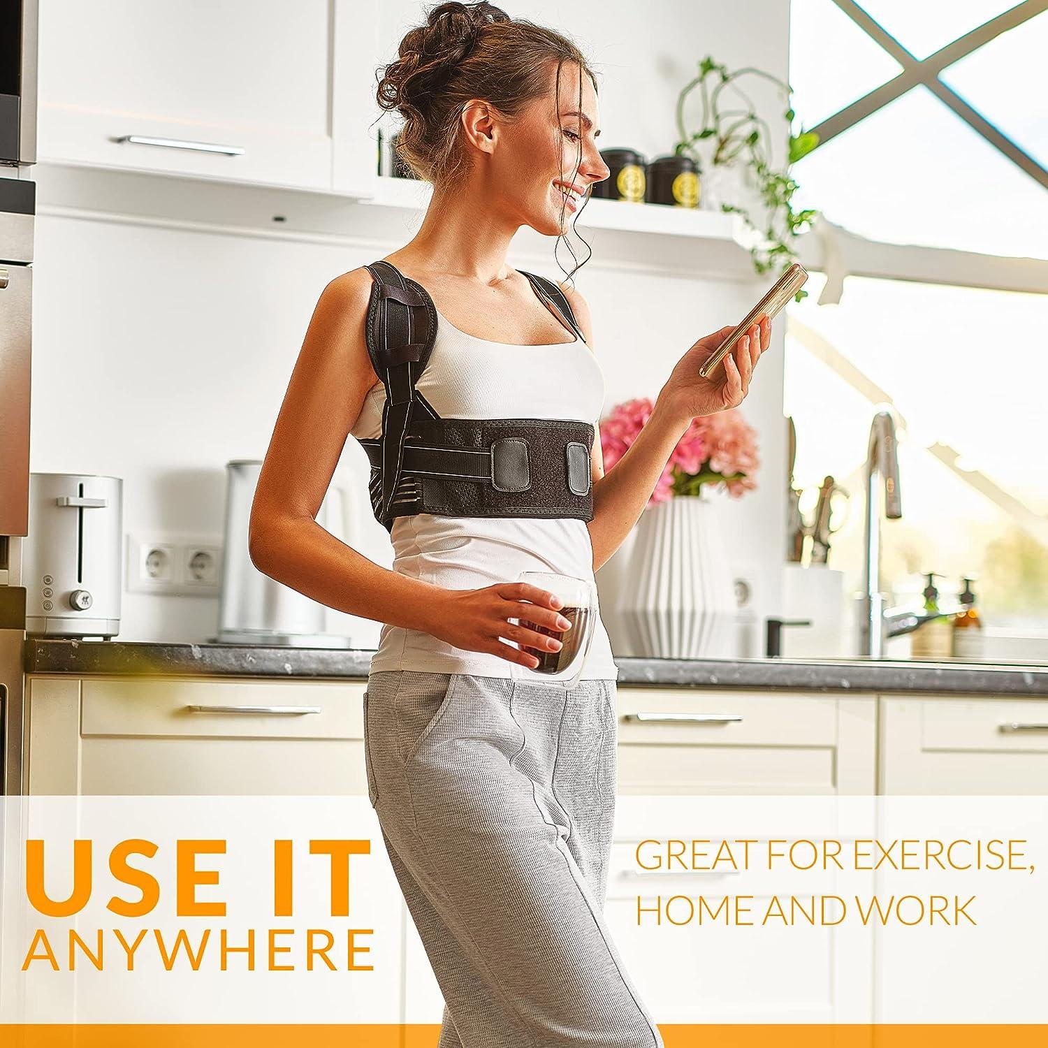 Adjustable Posture Corrector for Women and Men - Relieve Back Pain and ...