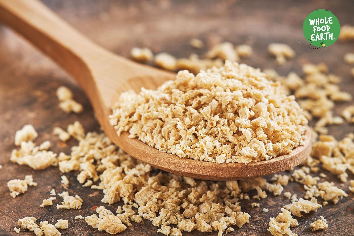 Wholefood Earth Organic Soya Mince (TVP) 2kg - GMO Free, Vegan, High ...