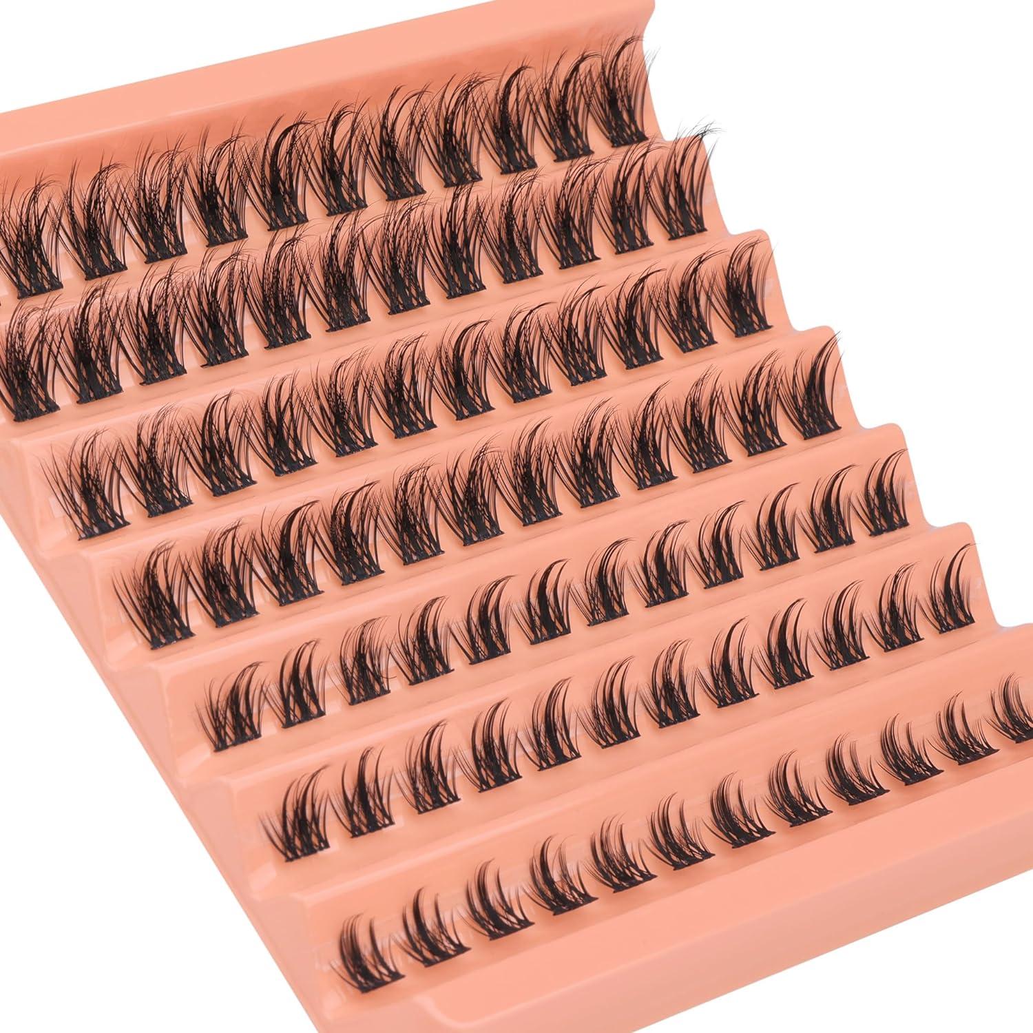 DIY Wispy Volume 3D Cluster Eyelash Extensions for Natural Look - YB14 ...