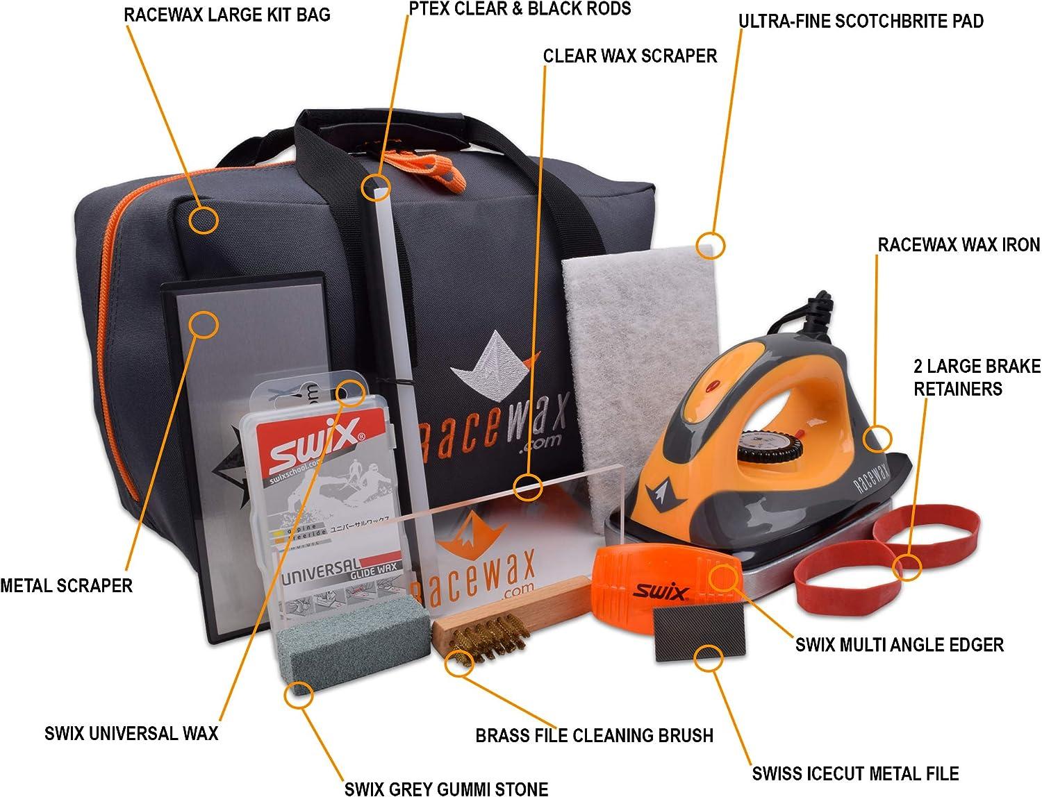 RaceWax Universal Ski Snowboard Wax Tuning Tool Kit | Buy Now with ...