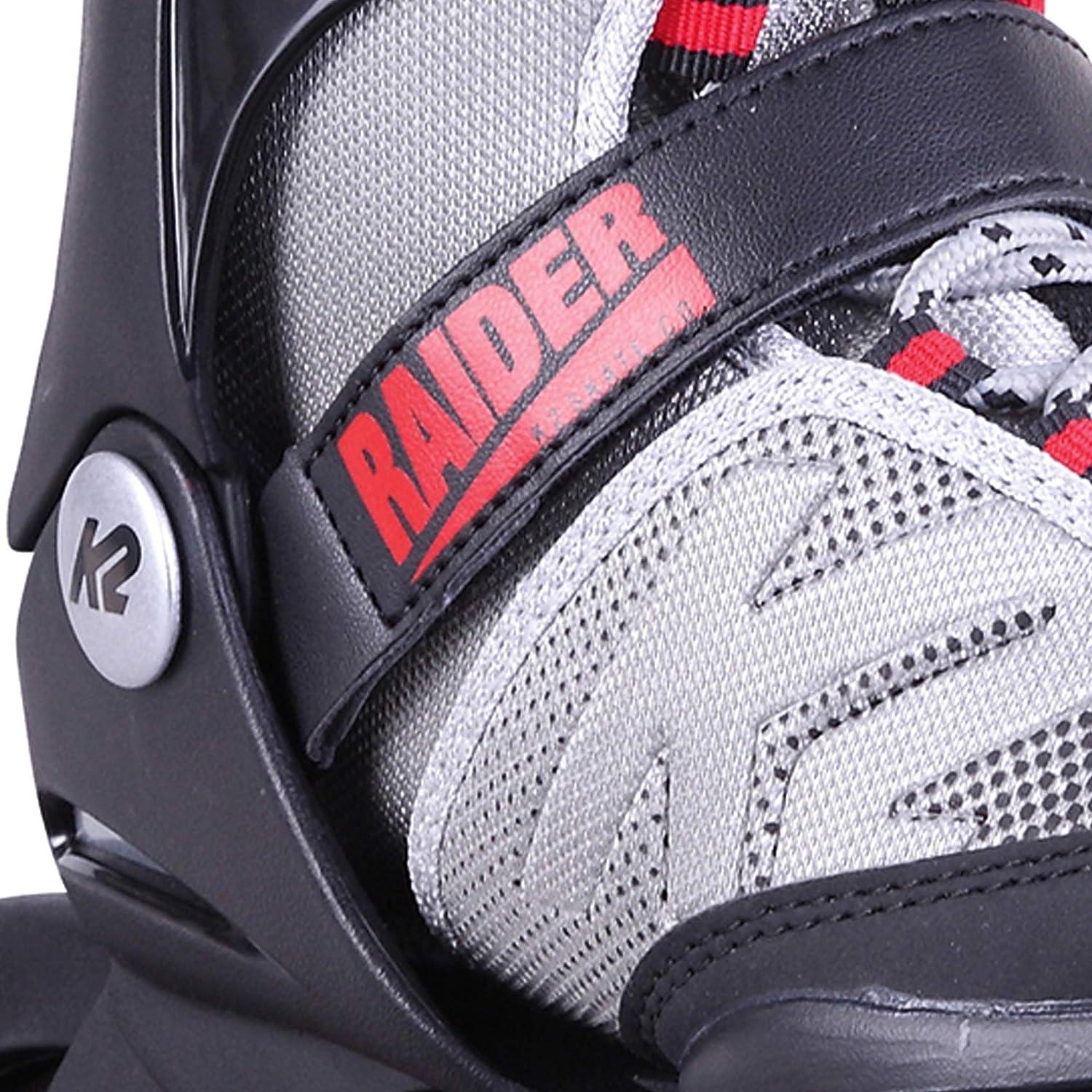 K2 Youth Raider Inline Skates - Gray/Red Large (Size 4-8) | Buy Now ...