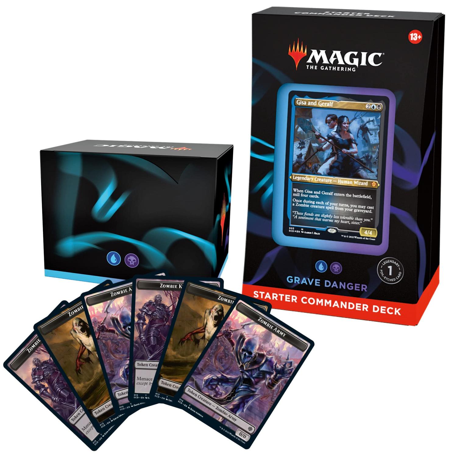 Magic The Gathering Starter Commander Deck Grave Danger (Blue-Black ...