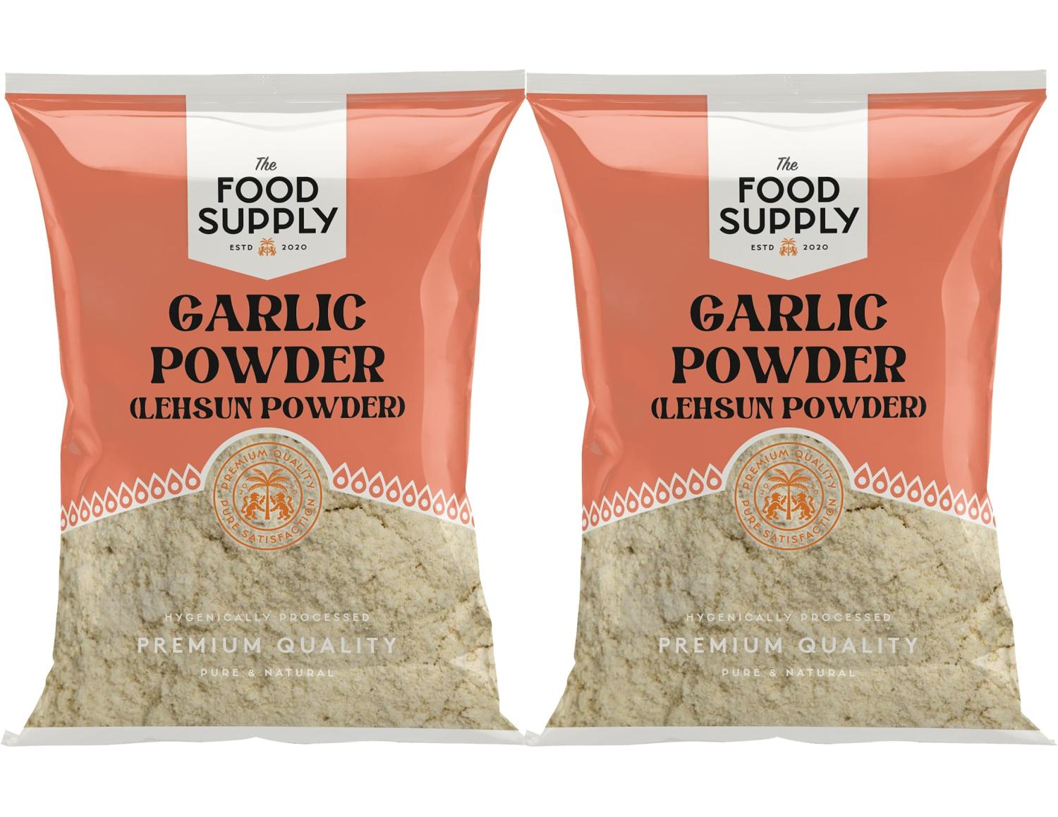 Garlic Powder 2x100g Ground Garlic Ground from Whole Dried Garlic ...