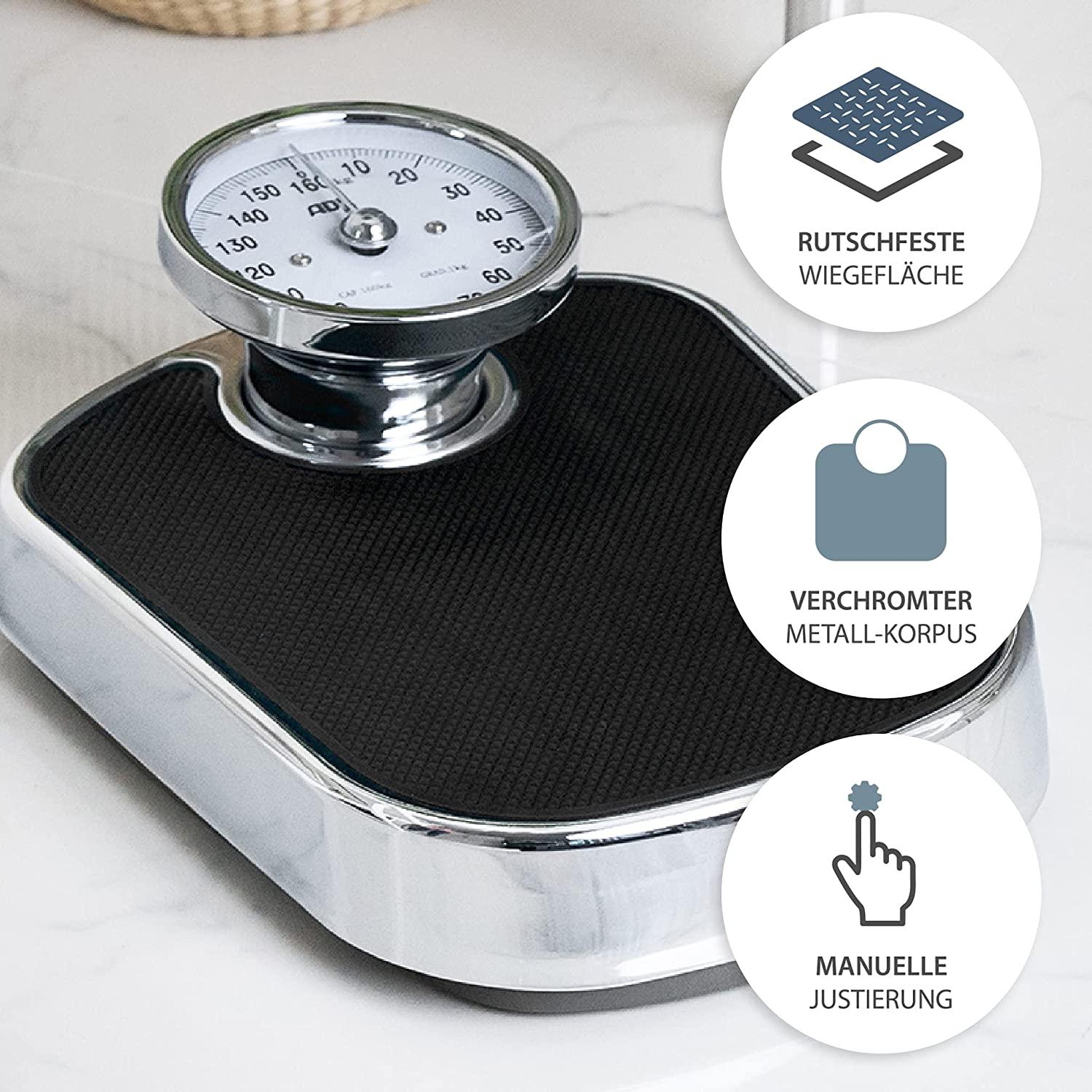 ADE Germany Mechanical Bathroom Scales BM702 Black-Felicitas by Waagen ...