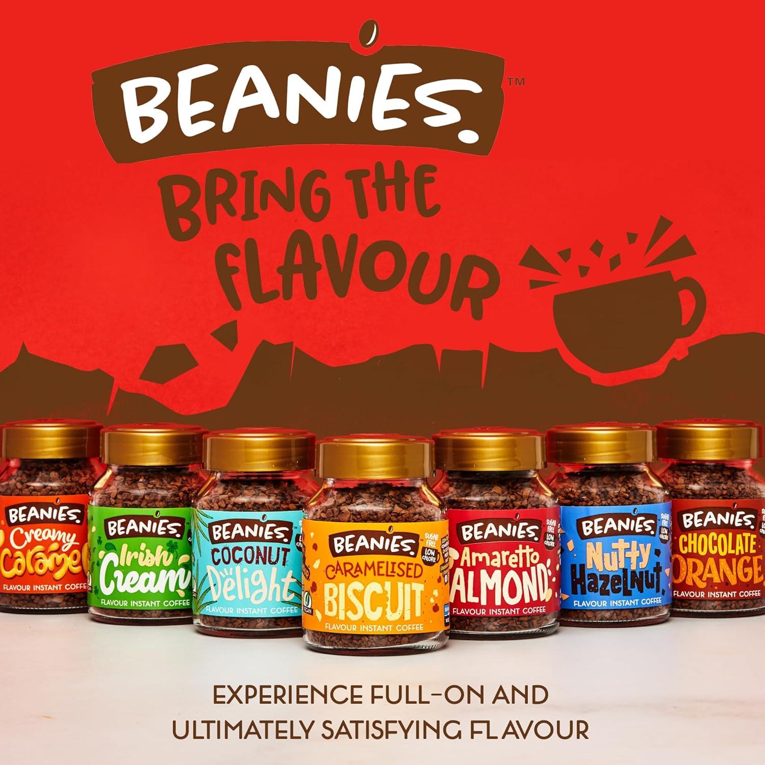 Beanies Double Chocolate Instant Coffee 50g - Rich Chocolate Flavor (1 ...
