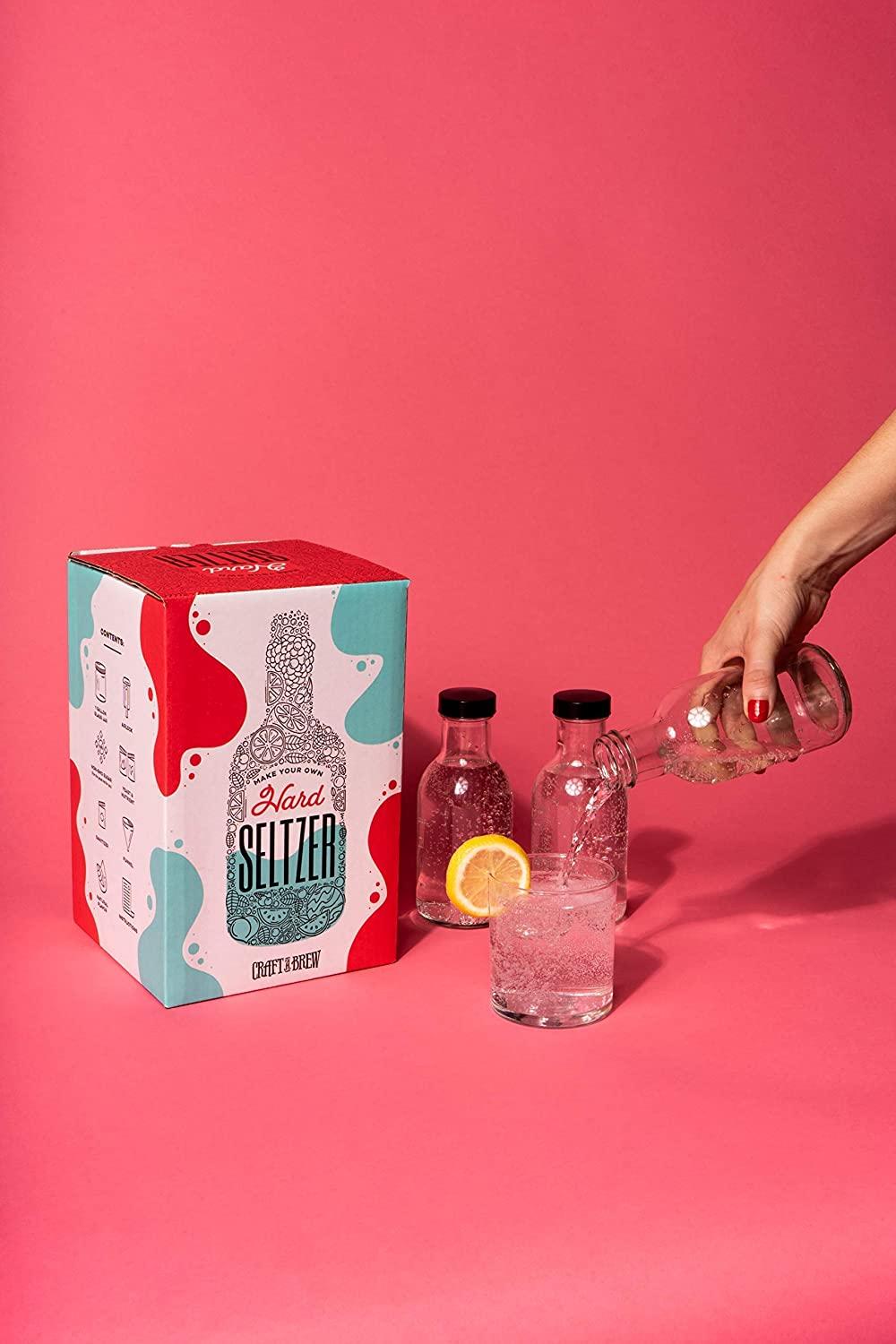 Craft A Brew Homemade Hard Seltzer Brew 1 Gallon Starter Kit - DIY Hard ...