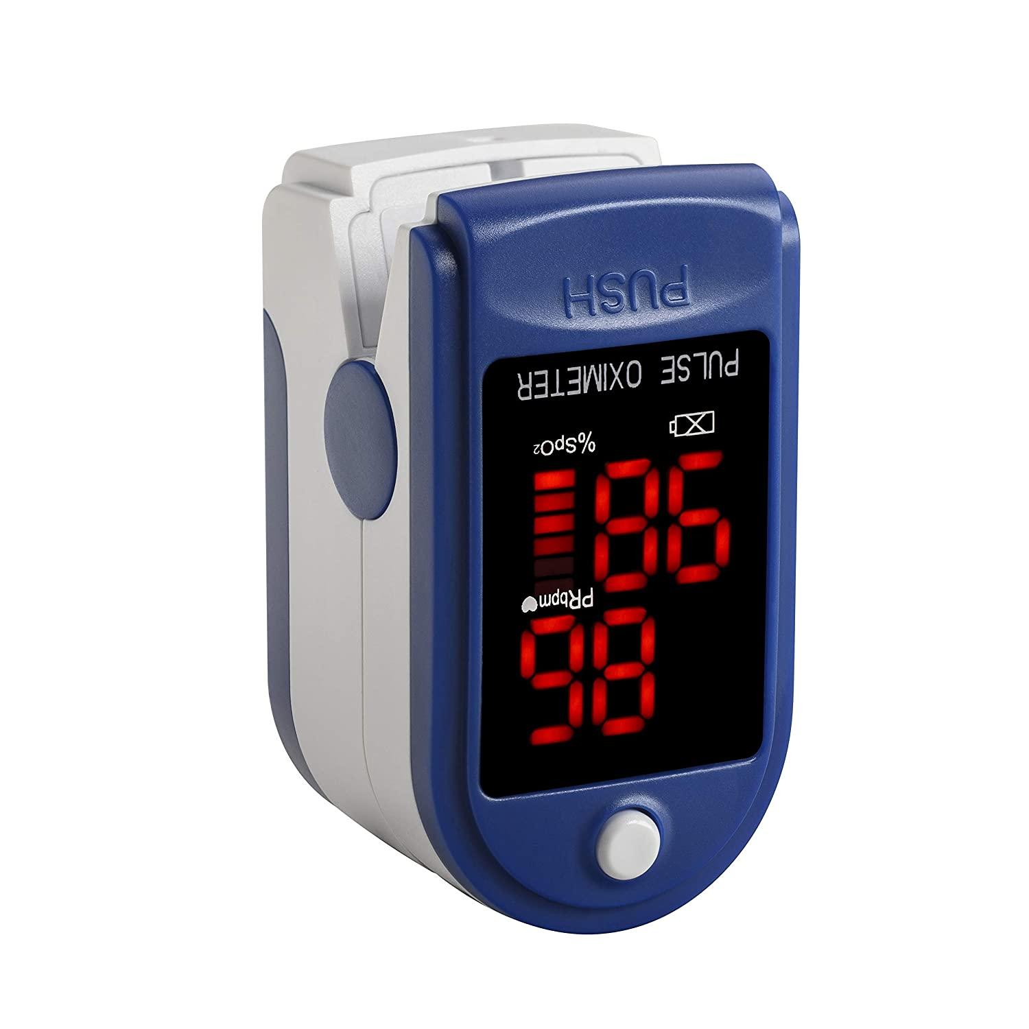 Contec Finger Tip Pulse Oximeter - SpO2 and Pulse Rate Monitor ...