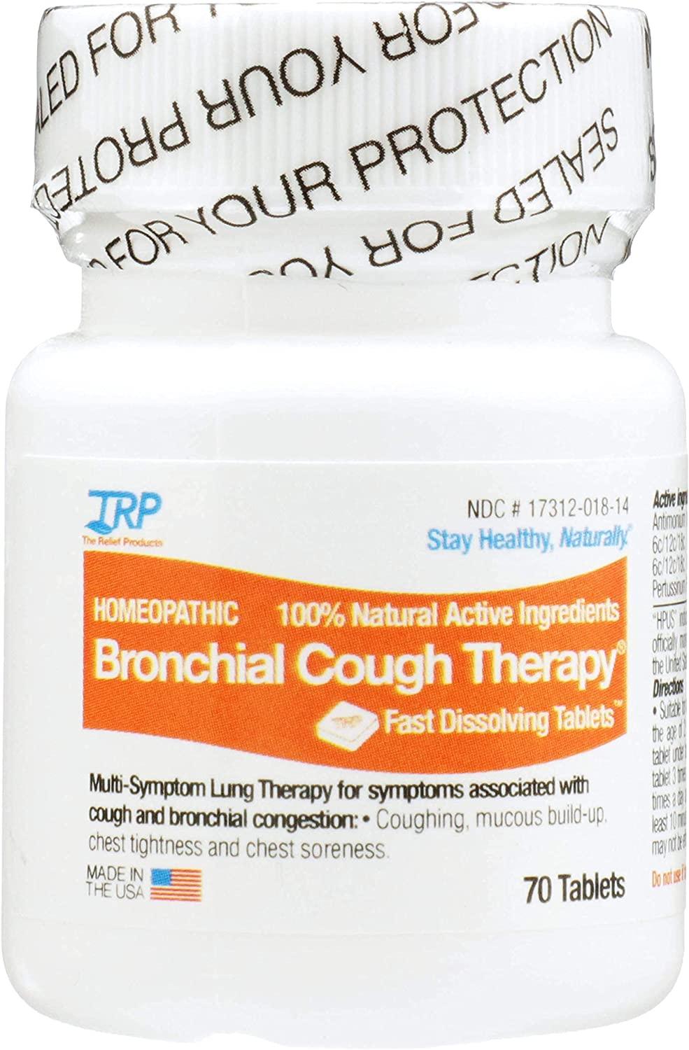 Bronchial Cough Relief Fast Dissolving Tablets - 70 Count | The Relief ...