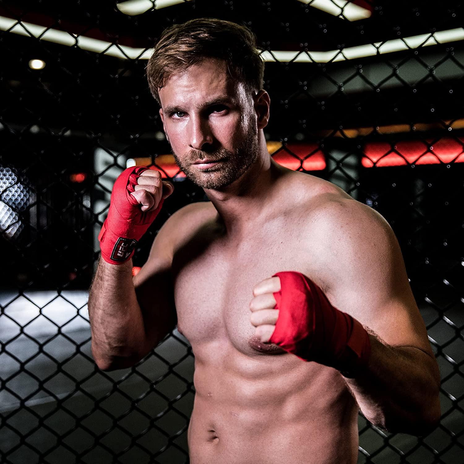 UFC Black Hand Wraps - Premium Boxing and MMA Wraps for Ultimate ...