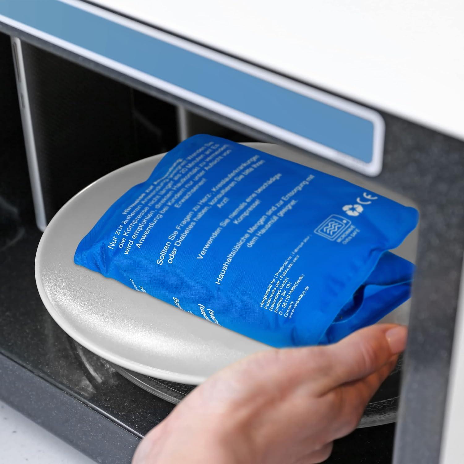 Relaxdays Large Cooling Pad - Gel Cold & Warm Compress for Shoulder ...