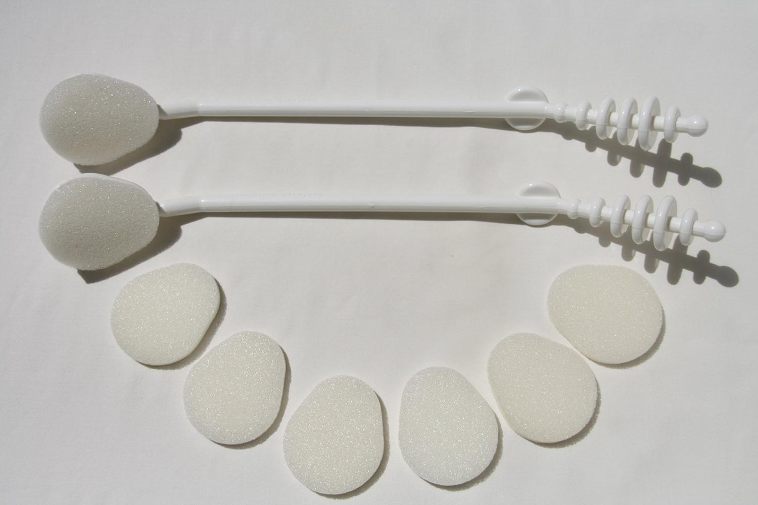 Lotion Applicator Set with 6 Replacement Pads - Easy Application for ...