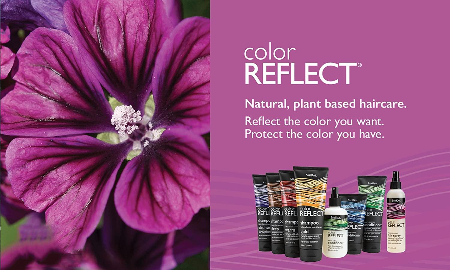 Shikai Color Reflect Gold Hair Shampoo - 8 Oz | Vibrant, Nourishing ...