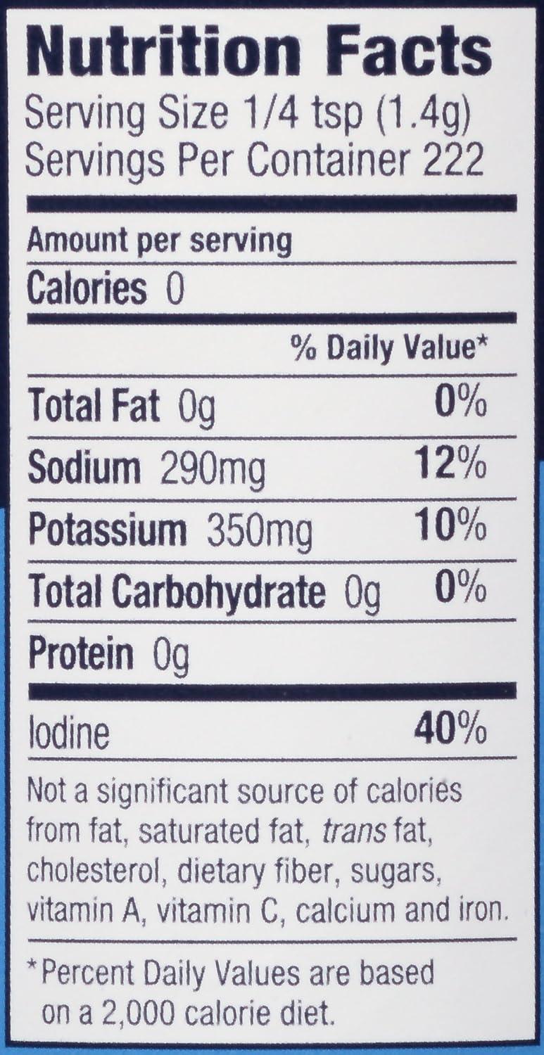 Morton Salt Lite Salt 11oz (Pack of 12) - Low Sodium Alternative for ...