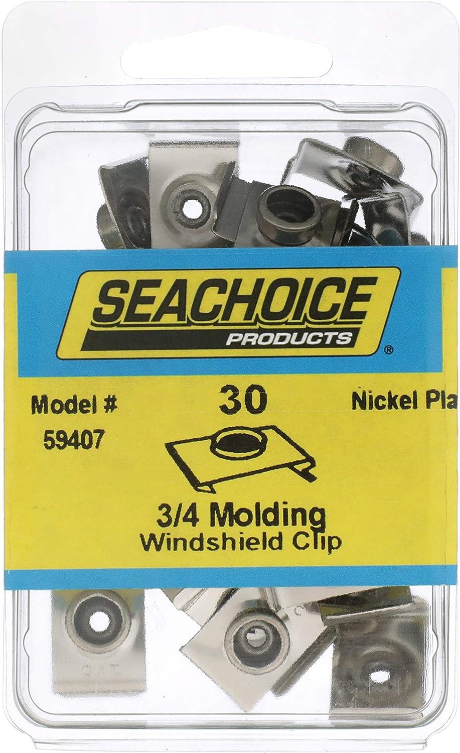 Seachoice 3/4 Windshield Clips with Stainless Steel Stud Boat - Pack of ...
