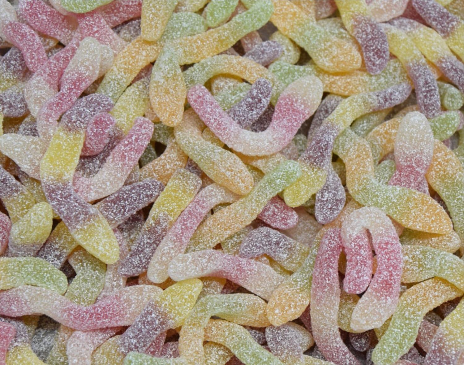 1kg Fizzy Snakes Candy Pick & Mix Sweets Mixed Assortment Gummy ...
