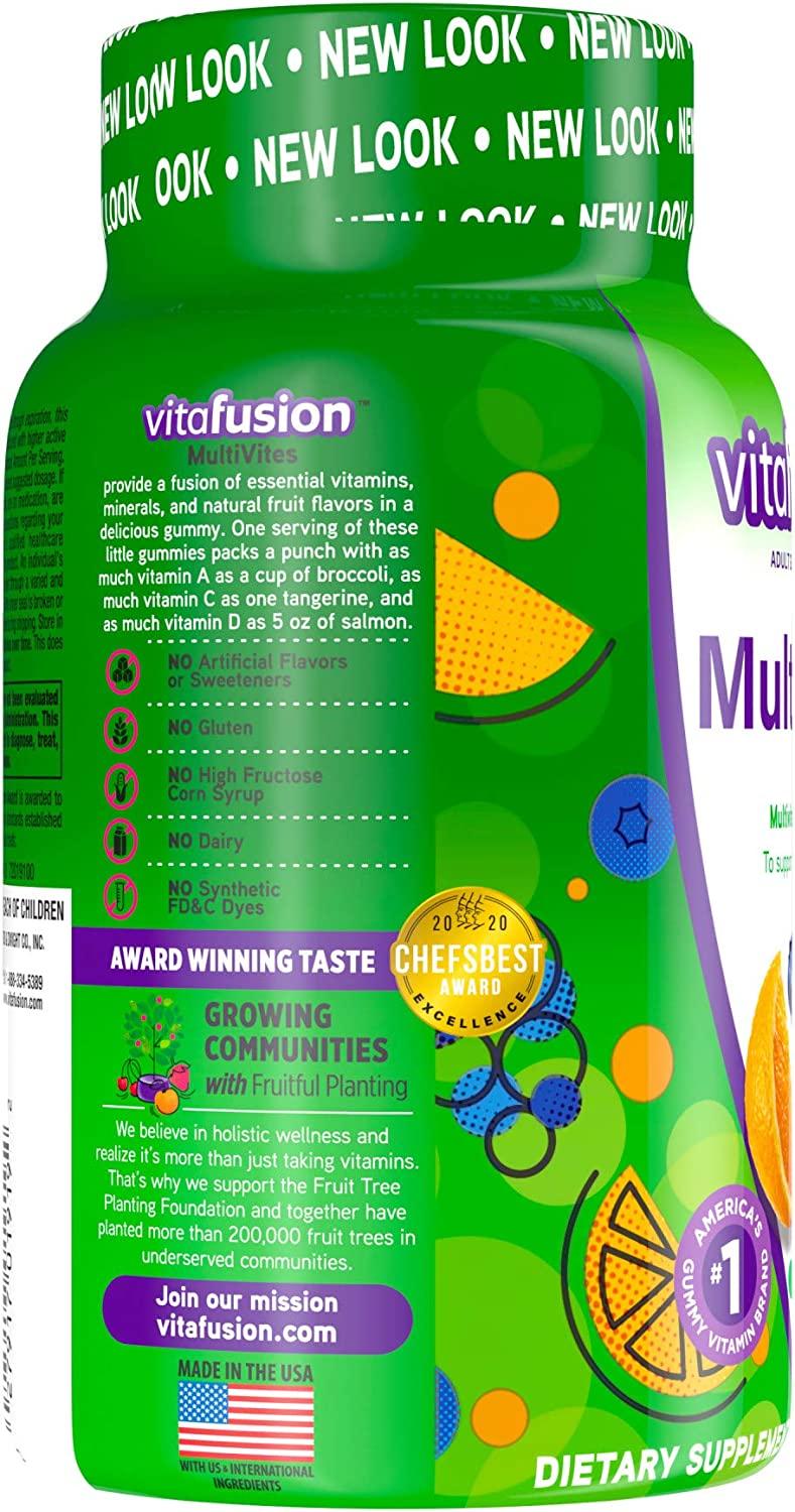Vitafusion MultiVites Gummy Vitamins 150ct - Pack of 1 | 150 Count ...