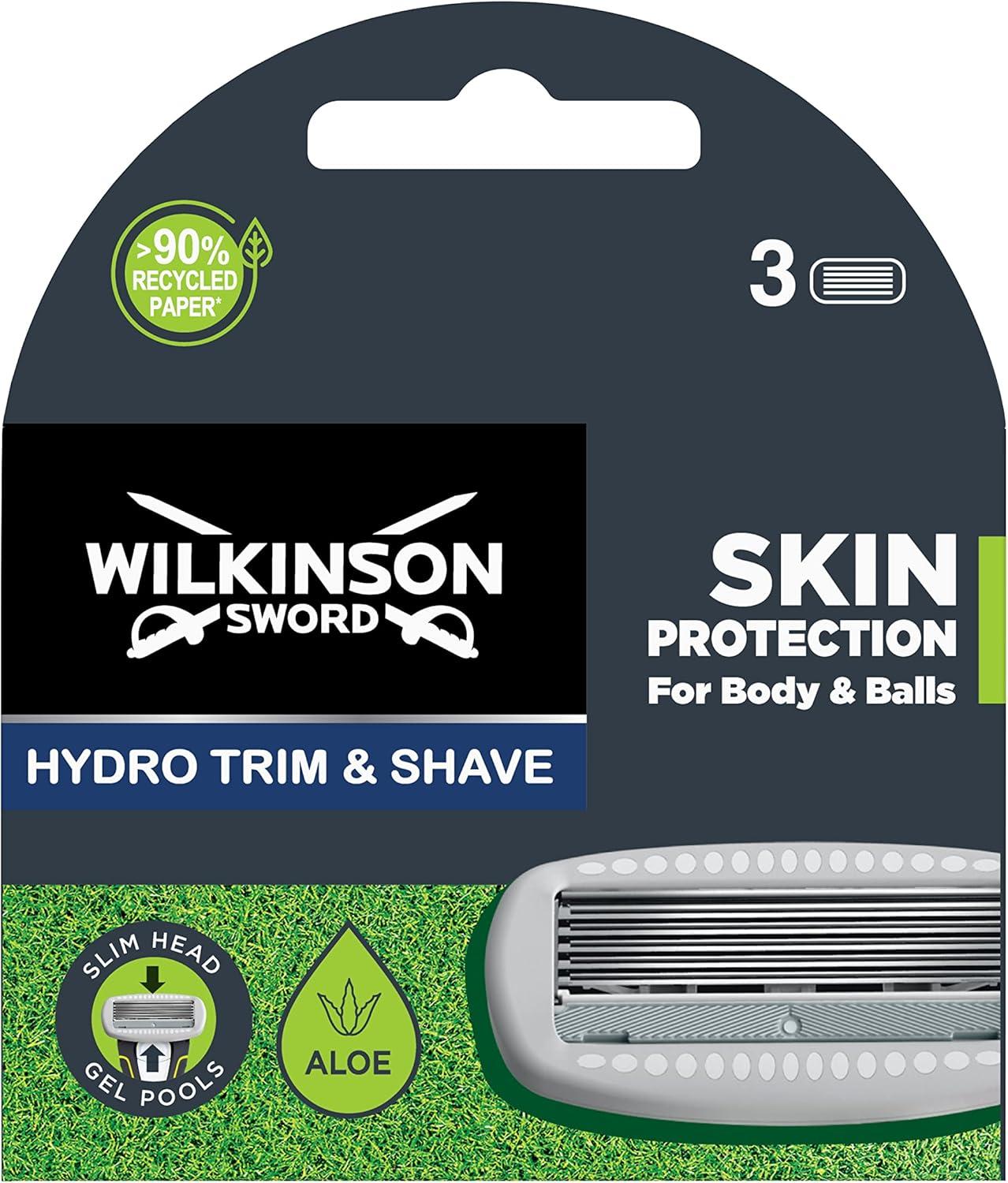 Wilkinson Hydro Trim & Shave Razor for Men - Ultimate Skin Protection ...