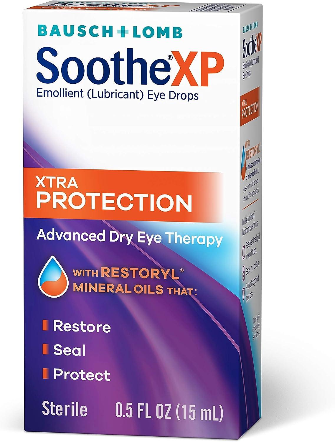 Bausch + Lomb Soothe XP Lubricant Eye Drops - Xtra Protection Formula ...