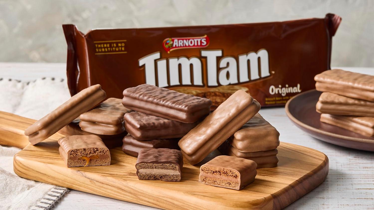 Arnott s Tim Tam Biscuits Bars with Milk Chocolate Flavour Coating ...