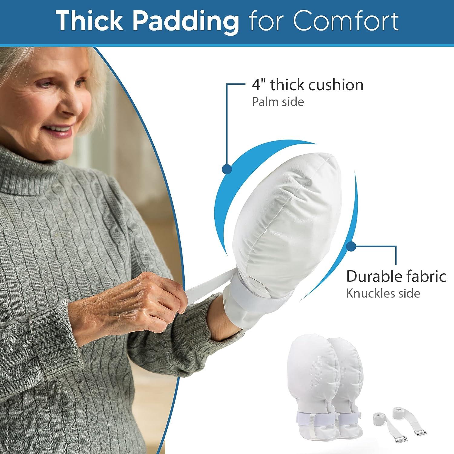 Medical Double Security Mitts for Elderly & Medical Procedures - One ...