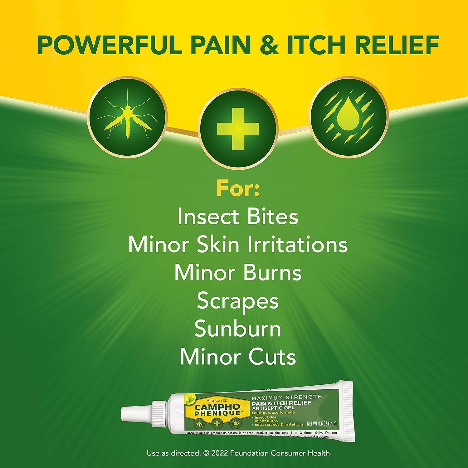 Campho Phenique Maximum Strength Antiseptic Gel - Instant Pain and Itch ...