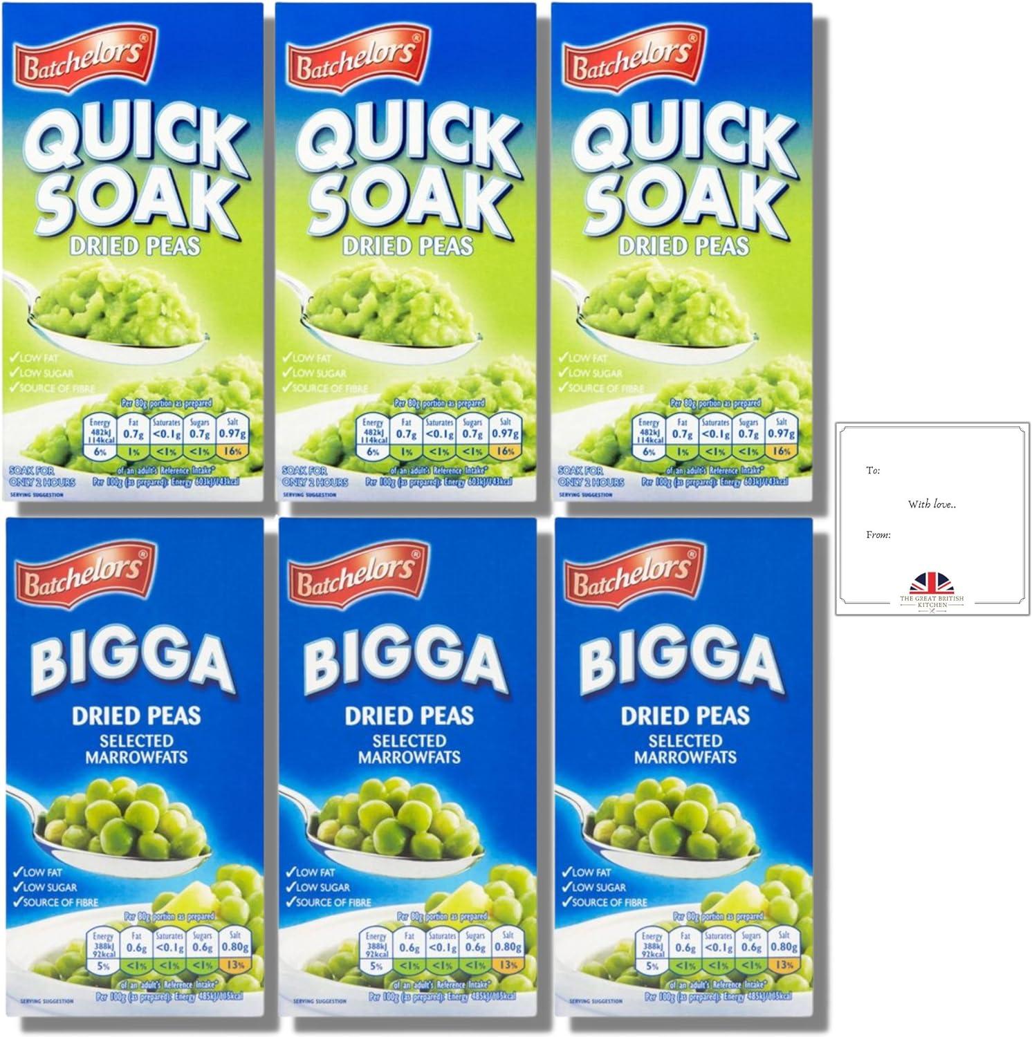 Dried Peas Bundle of Batchelors Bigga Dried Marrowfat Peas 250g and ...