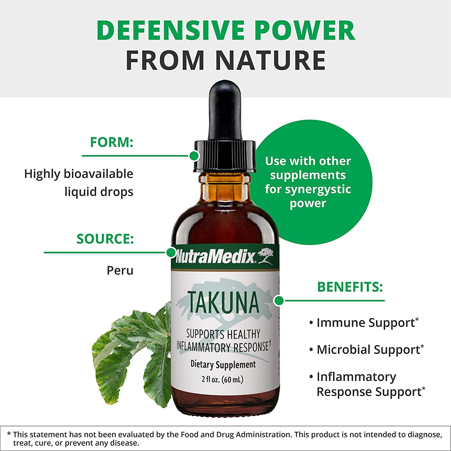 NutraMedix Takuna 2 oz (60 ml) - Premium Herbal Extract for Wellness ...