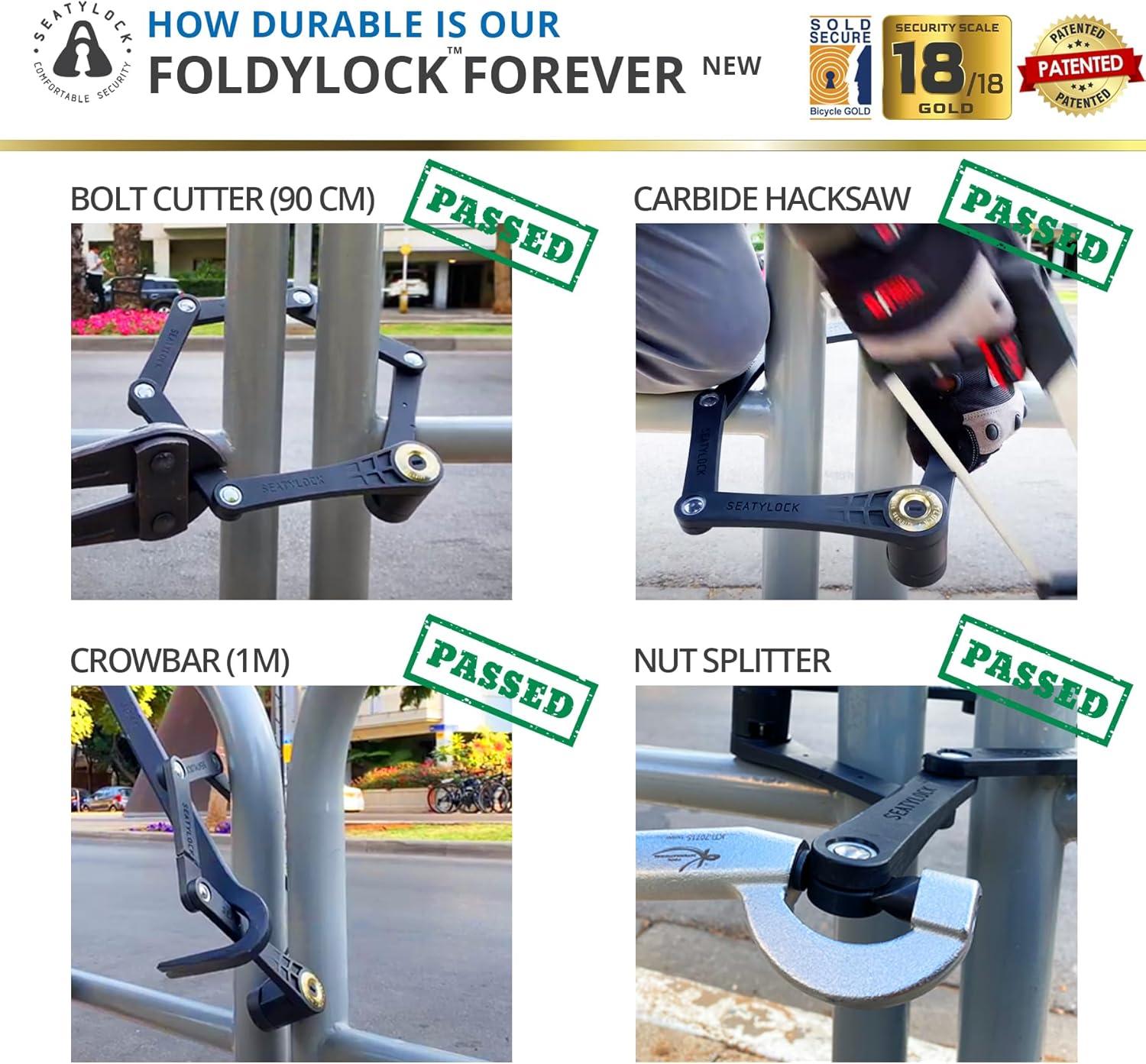 Foldylock Forever Bicycle Lock - Patented Folding Key Lock | Sold ...