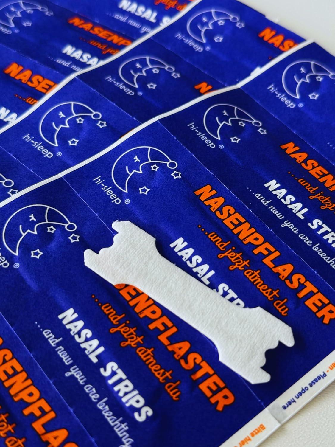 Hi-Sleep 30 Premium Nose Plaster Nasal Stripes - Stop Snoring Breathe ...