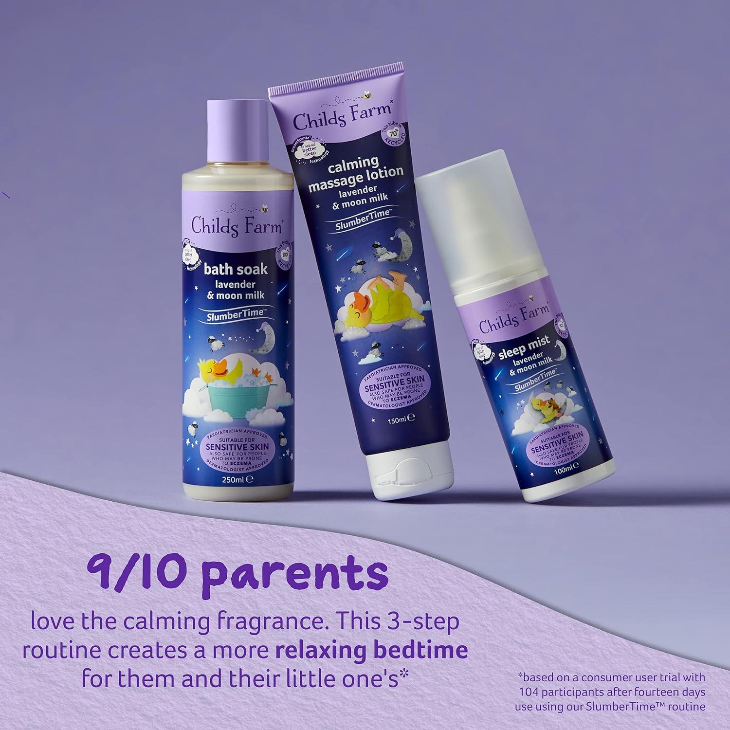 Childs Farm Slumber Time Sleep Gift Set with Lavender and Moonmilk ...