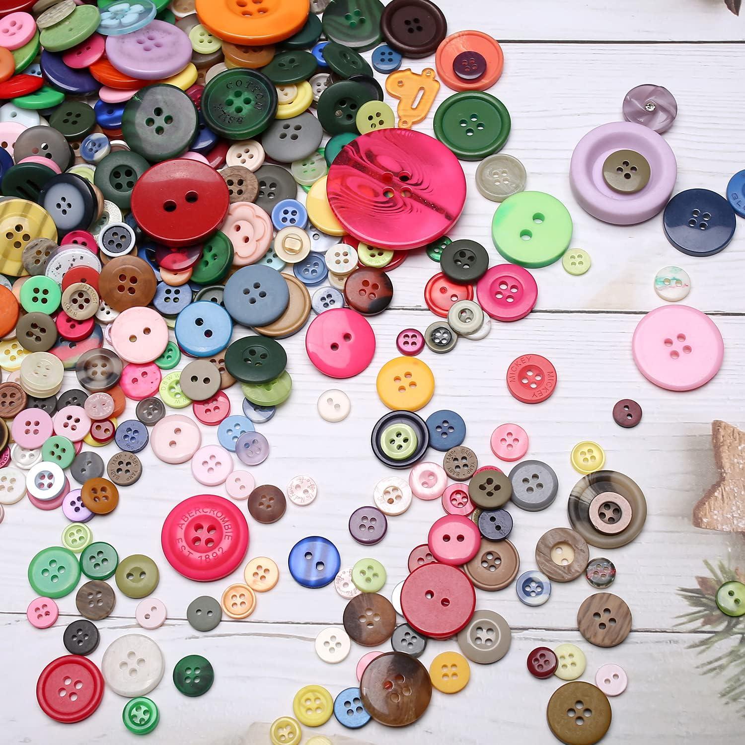 330 Resin Handmade Sewing Buttons for DIY Crafts - Children's Hand ...