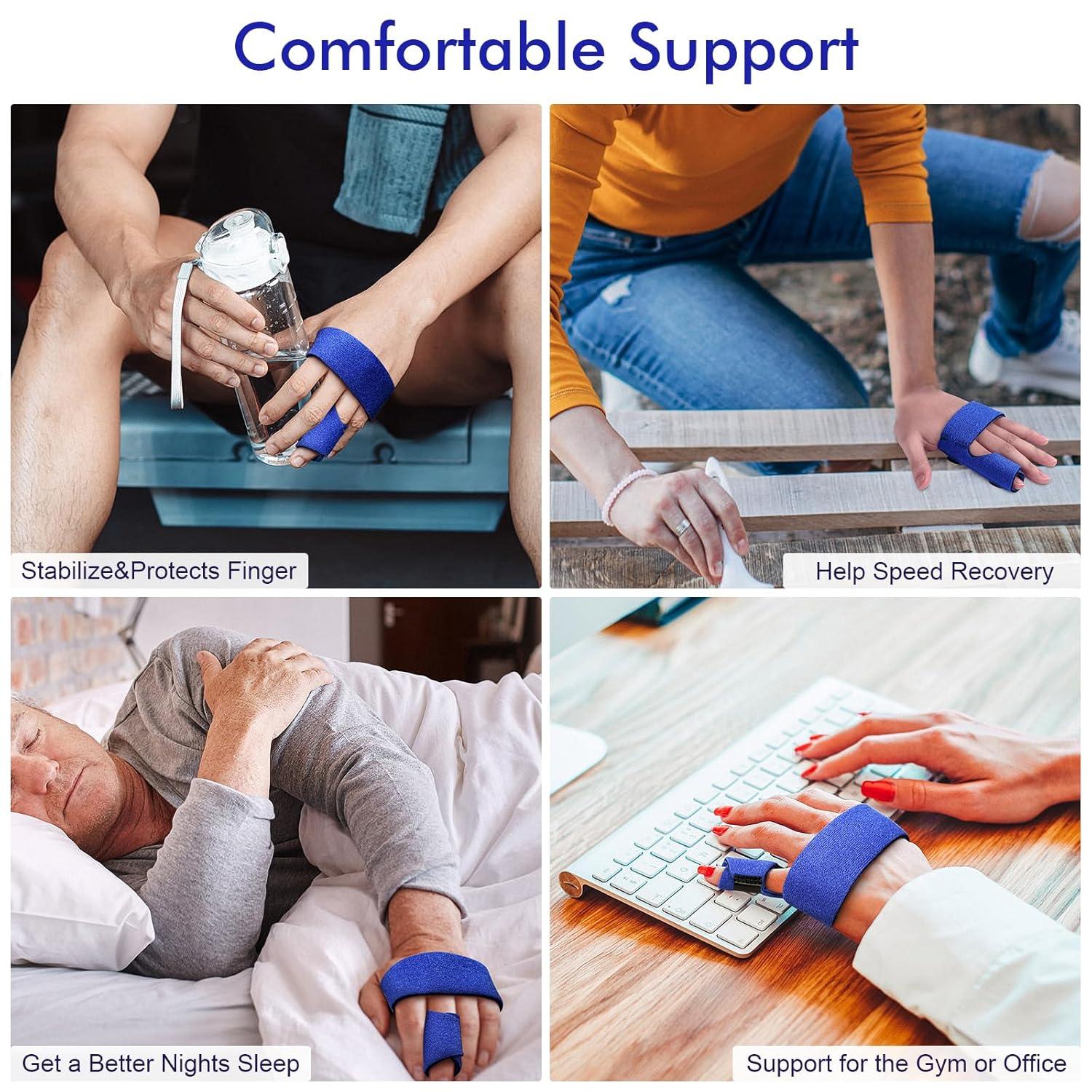 Finger Brace for Arthritis & Tendon Injury - Trigger Finger Splint for ...