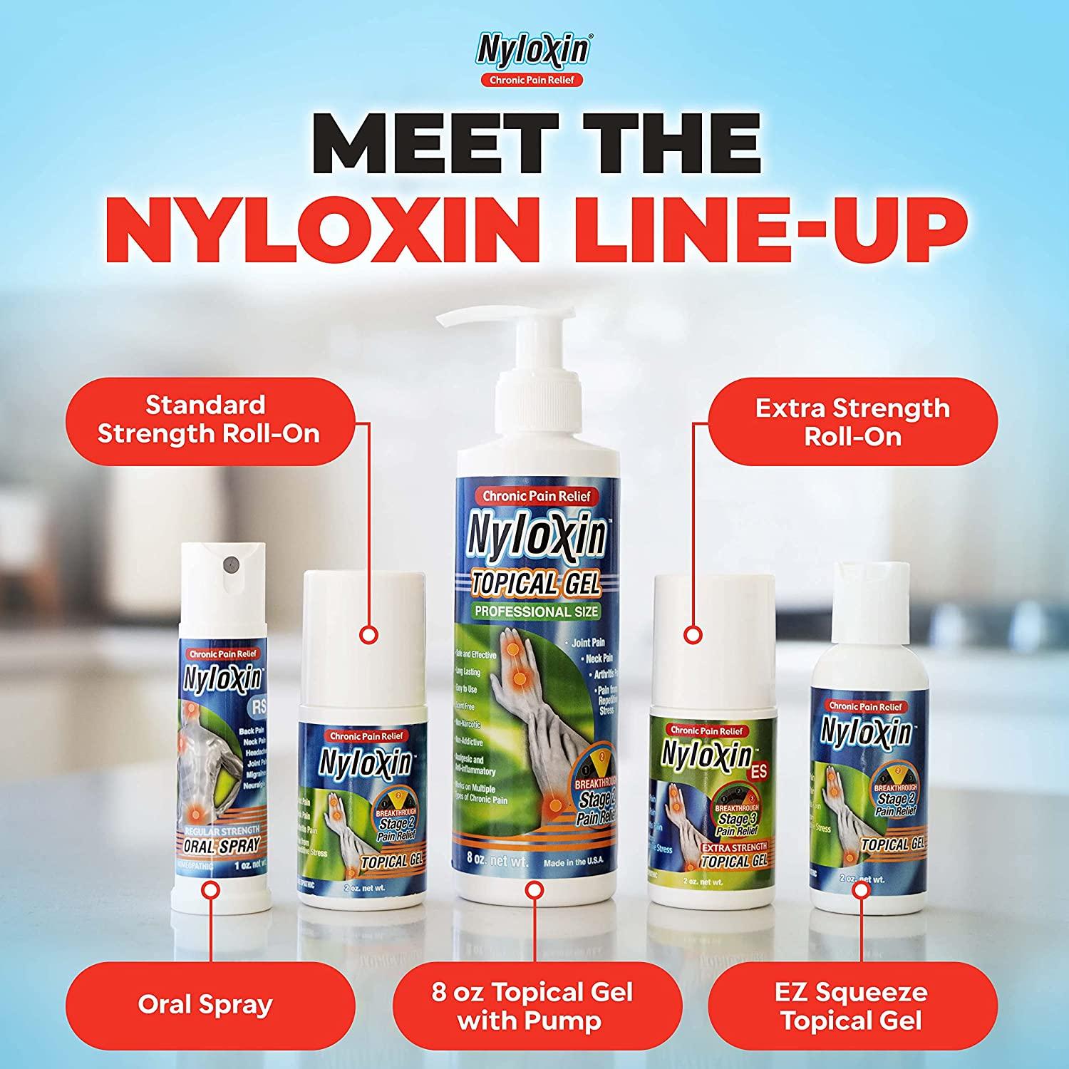 Nyloxin Flavored Oral Spray - Pain Relief for Arthritis, Back ...