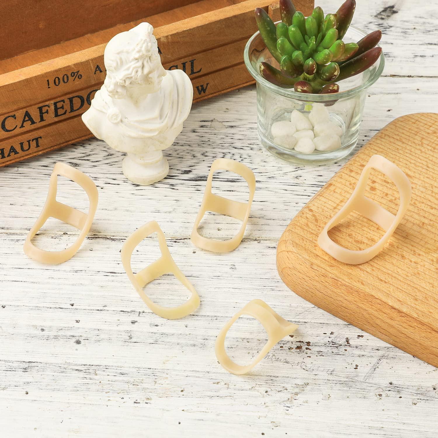 5pcs Oval Finger Splint Set - Finger Support Brace for Trigger Finger ...