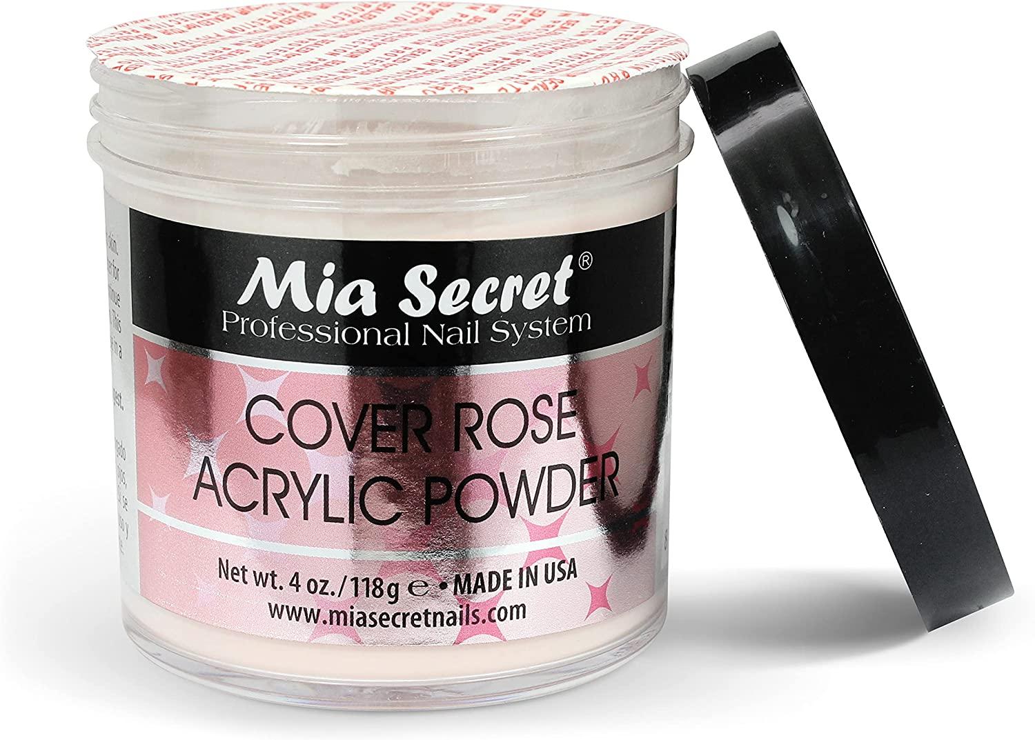 Mia Secret Cover Rose Acrylic Powder 4oz - 1 Pack | Rose Nail Extension ...