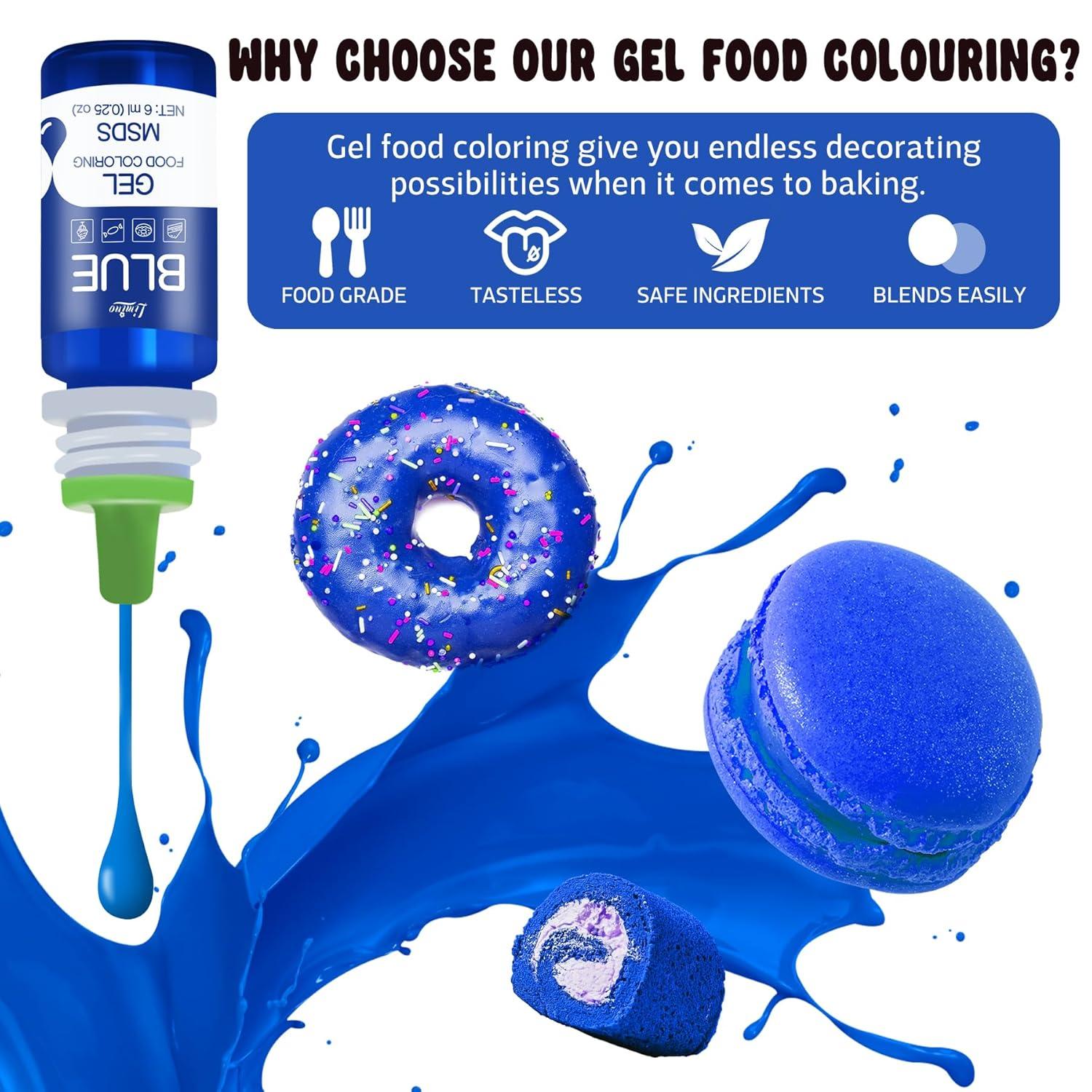 Premium White Food Color Gel - 100ml Concentrated Sugar-Free Gel for ...